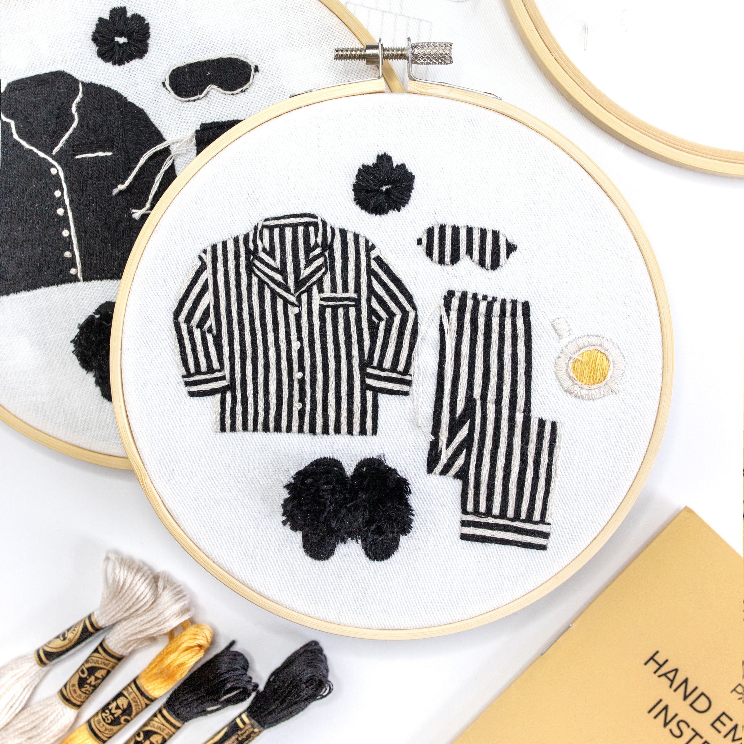 Pajama Set Embroidery Kit – kdornbier designs